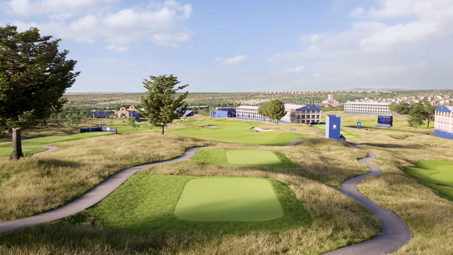 Marco Simone - 2022 Ryder Cup Course - Animation - Harris Kalinka